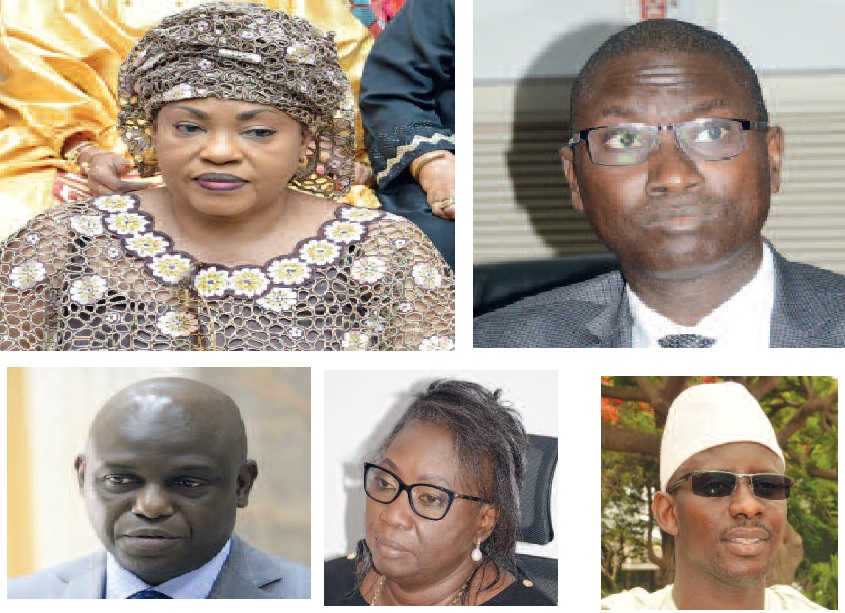 LES ANCIENS MINISTRES ISMAILA MADIOR FALL, SOPHIE GLADIMA, NDEYE SALY ...