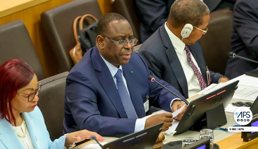 MACKY SALL EVOQUE L’URGENCE D’UNE REFORME DE LA GOUVERNANCE MONDIALE ...