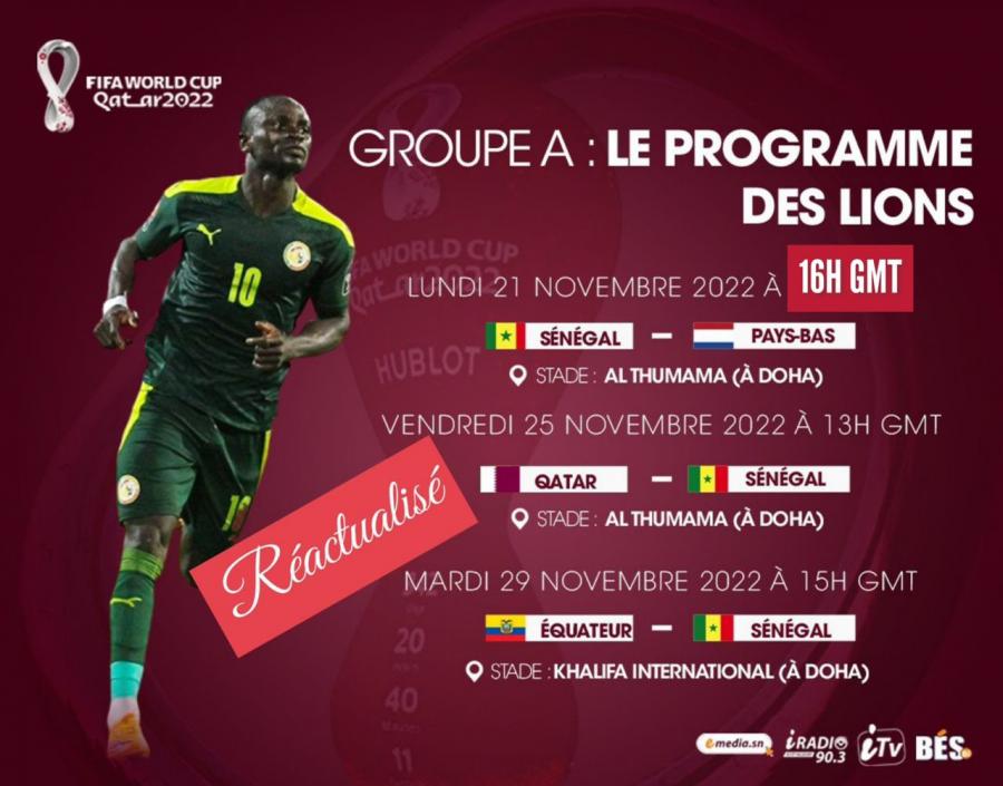 LE COMPTE À REBOURS A COMMENCÉ POUR LE MONDIAL 2022 AU QATAR | SenePlus